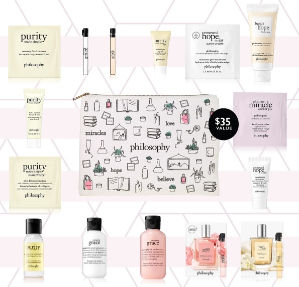 New Philosophy GWP, New Beauty Sampler, and more – GWP Addict